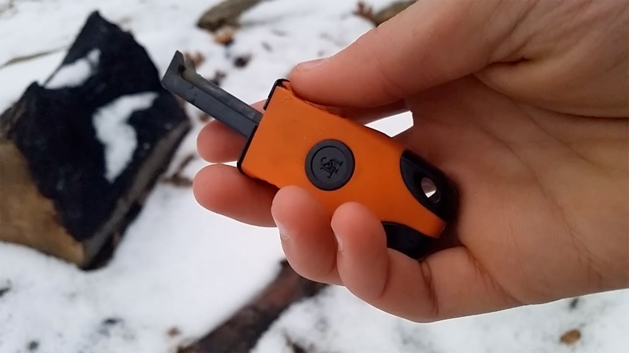 UST Sparkie One Handed Fire Starter Review - YouTube