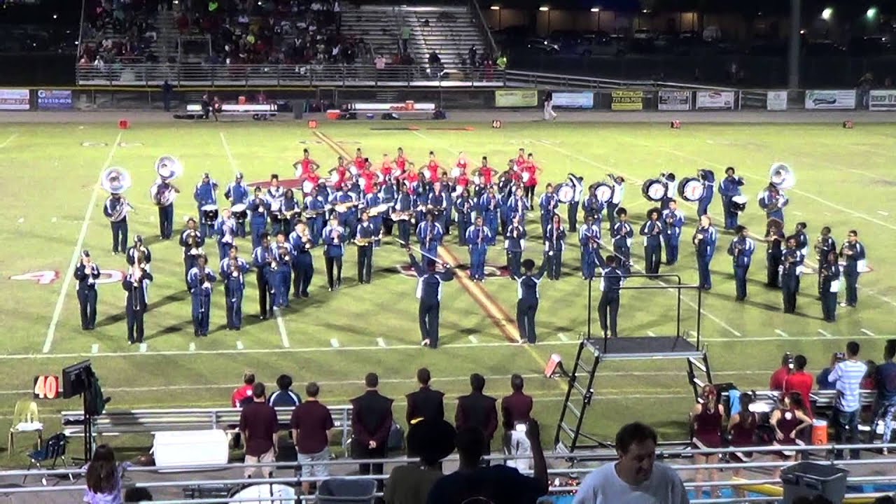 Tampa Bay Tech Marching Band - Countryside Playoff Halftime 2015 - YouTube