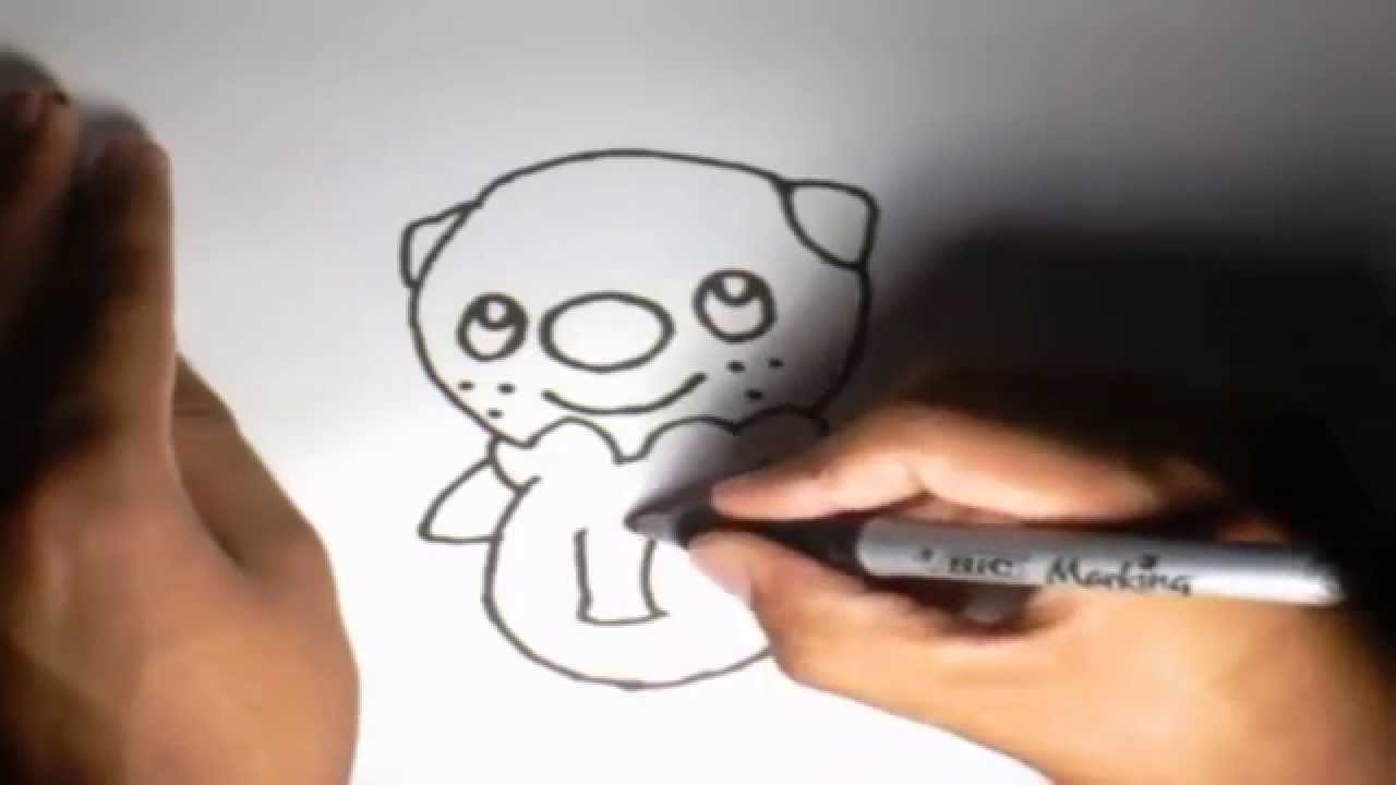 Como dibujar a Oshawott Pokémon l How to draw Pokemon Oshawott - YouTube