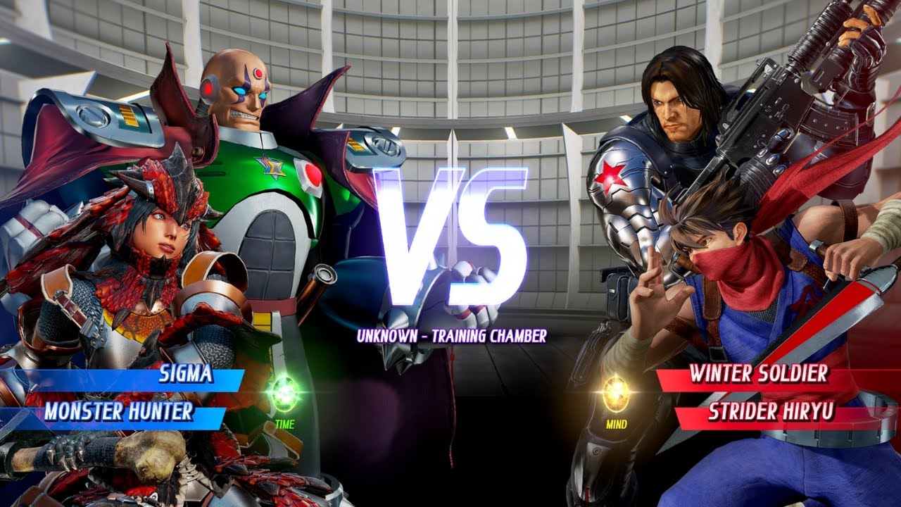 Sigma and Monster Hunter vs Winter Soldier and Strider Hiryu - Marvel ...