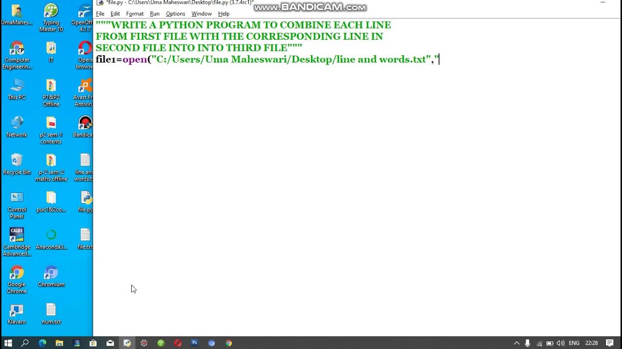 COMBINE EACH LINE FROM FIRST FILE WITH THE CORRESPONDING LINE IN SECOND FILE INTO INTO THIRD ...