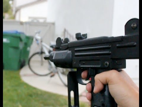 kwc UZI Airsoft Review - YouTube