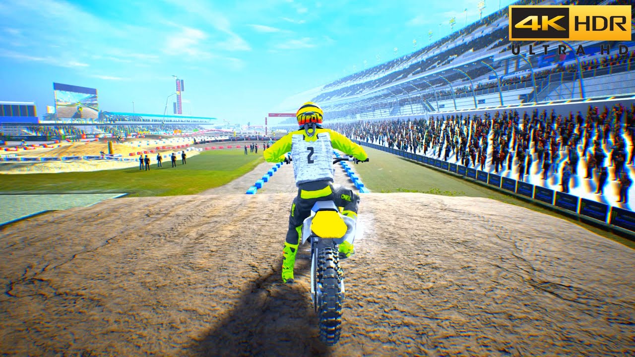 Supercross 4 - Next Gen - Suzuki RM 125 Gameplay [4K 60FPS] - YouTube