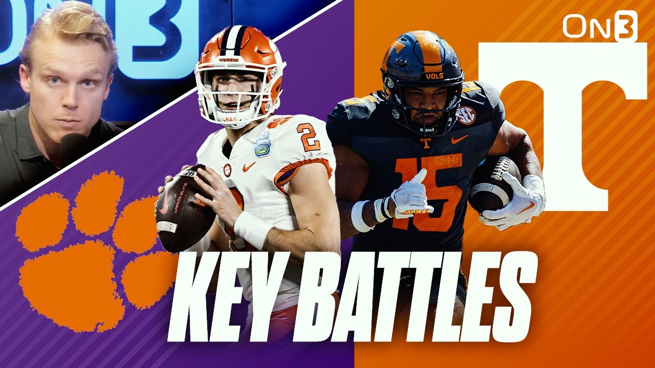 Tennessee Vols vs Clemson Tigers Key Matchups | Orange Bowl, Josh ...