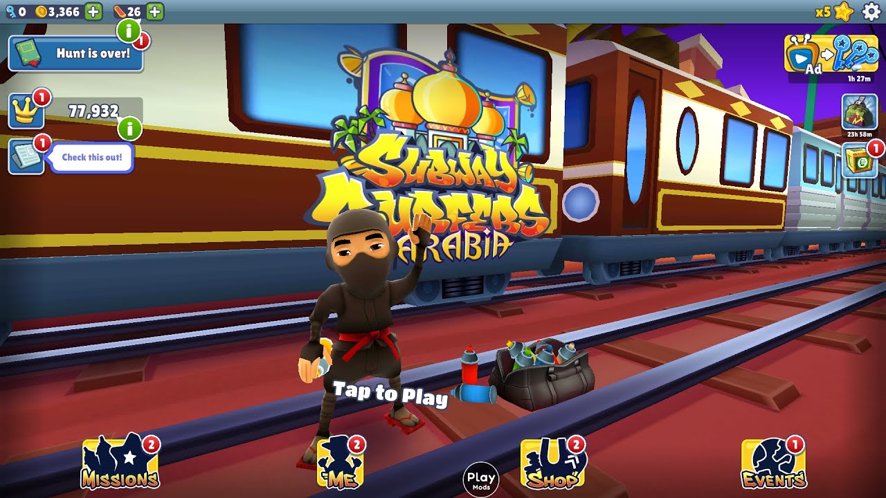 Subway Surfers Arabia Gameplay #live #1000 #gaming #viral #2023 - YouTube