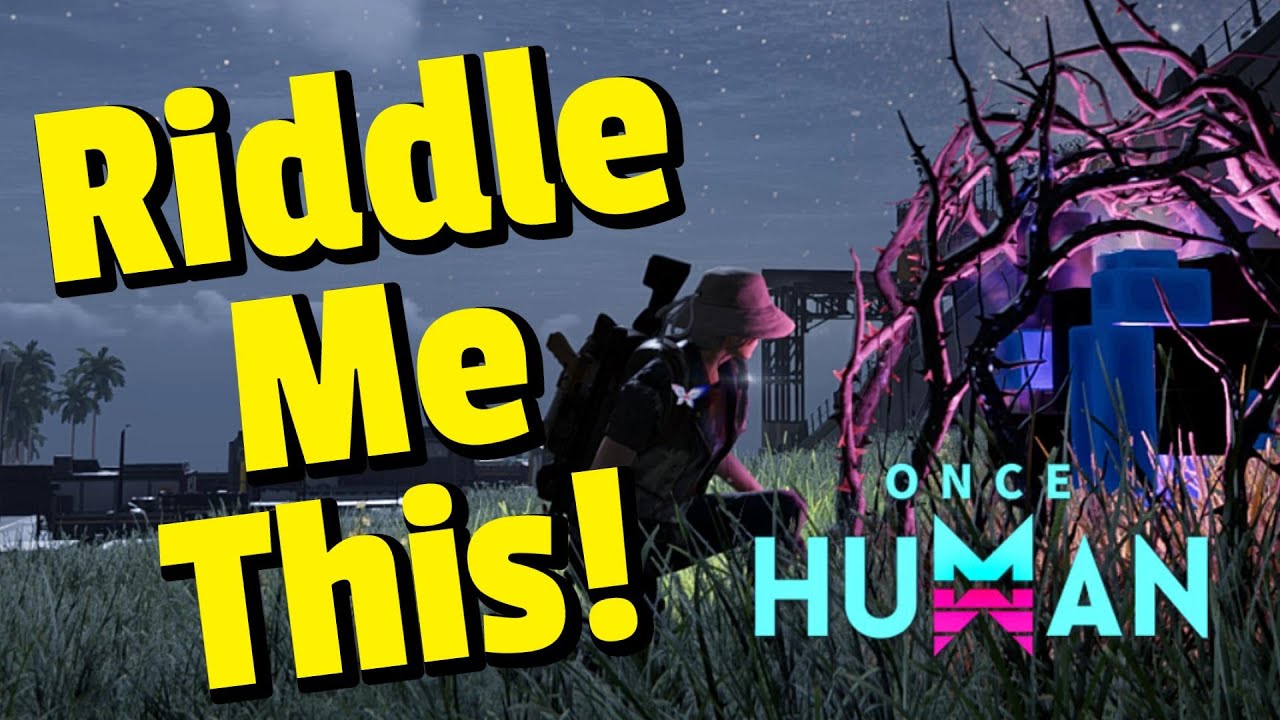 Solving Riddle Puzzles - Once Human - YouTube