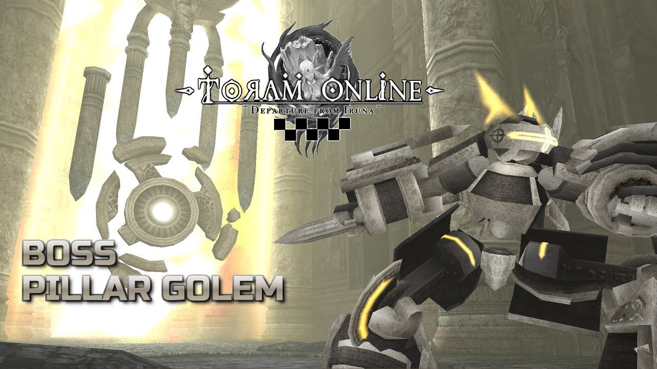 Toram Online Boss Battle Pillar Golem - YouTube