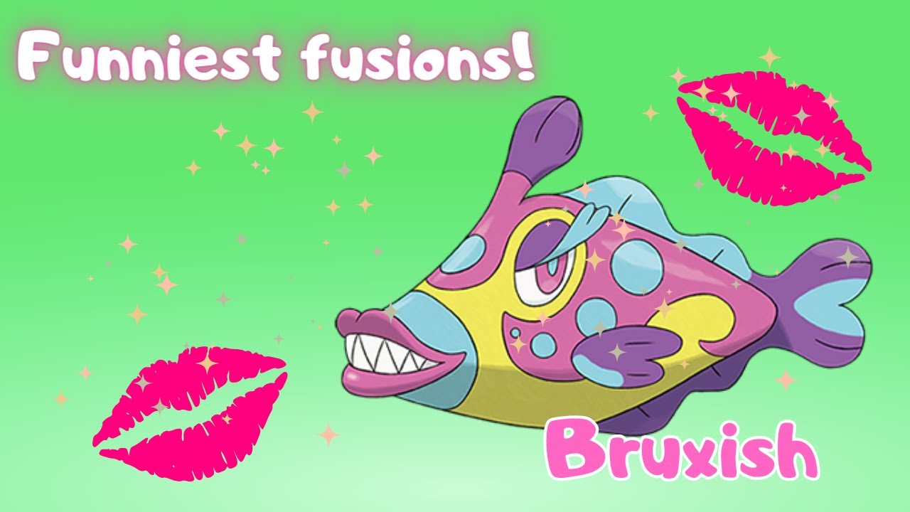 Pokémon Infinite Fusion - Funny Bruxish Fusions - YouTube