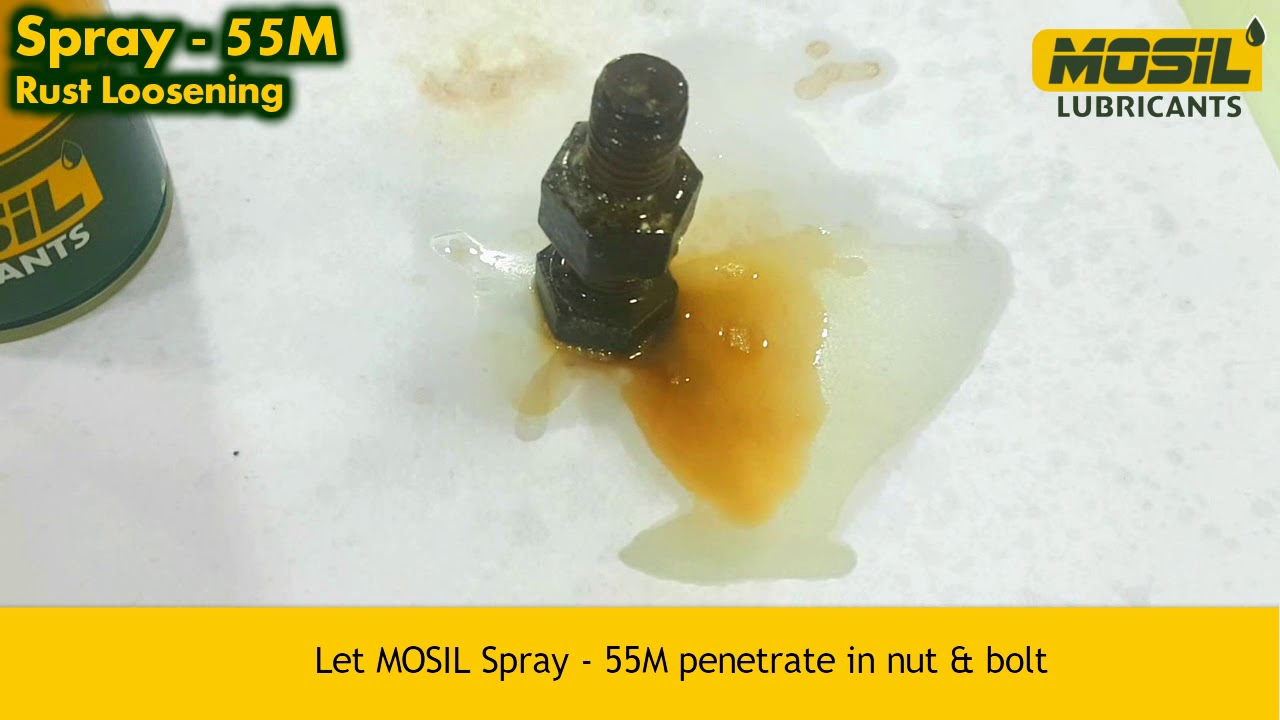 SPRAY - 55m | Multipurpose Lubricant Spray Demo Video - YouTube