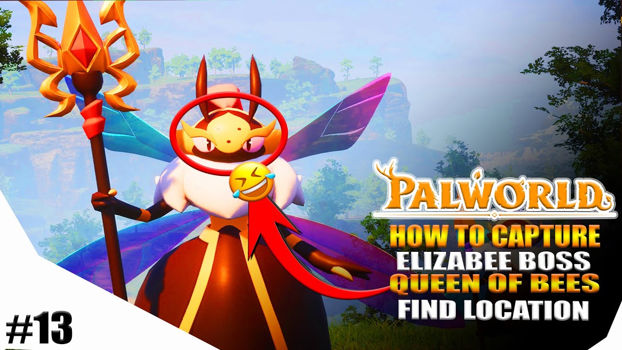 PALWORLD :How To Capture Queen Of Bee Elizabee Boss🔥| Palworld Hindi ...