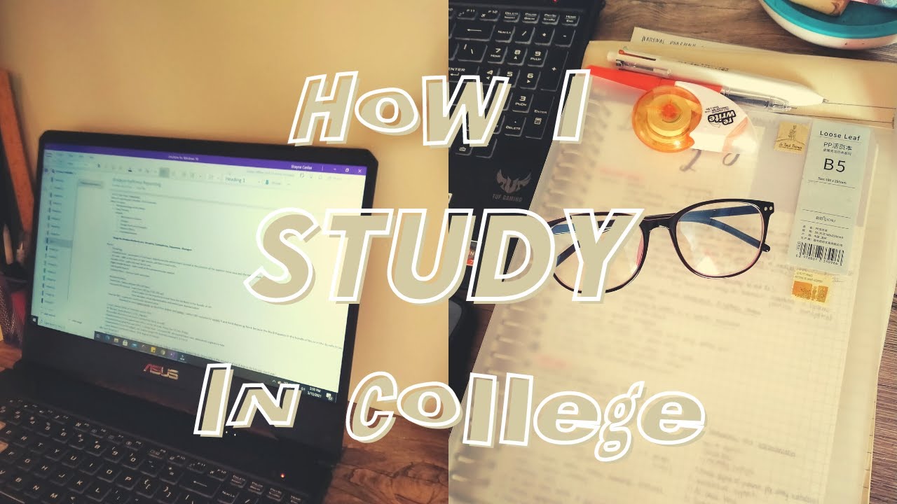 8 TIPS ON HOW I STUDY IN COLLEGE | my experiences, mistakes, and what ...