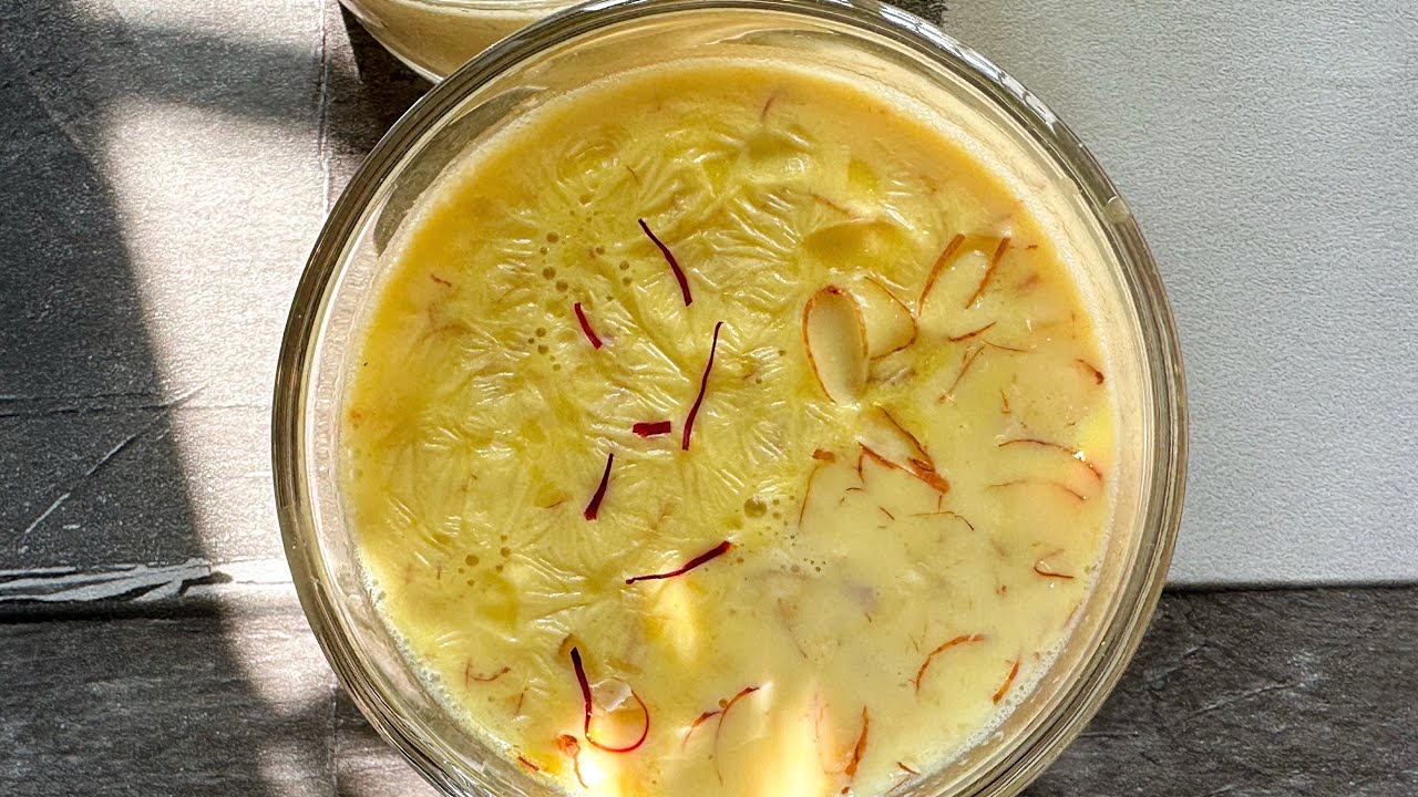 Indian saffron milk|Kesar doodh|kesar badam milk - YouTube