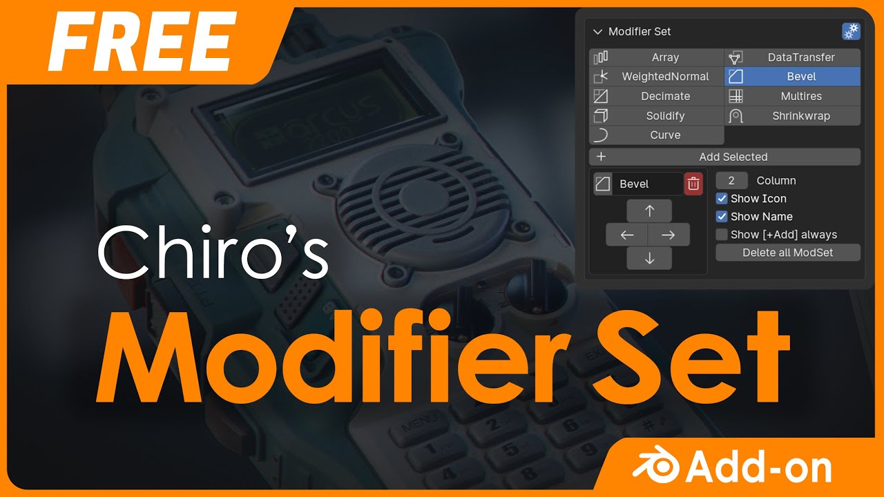 [Free] Modifier Set [Blender Addon] - YouTube