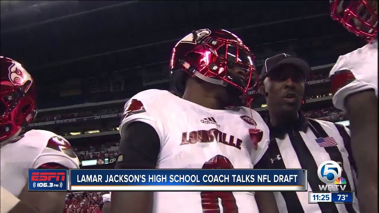Former Boynton Beach coach Rick Swain talks Lamar Jackson - YouTube