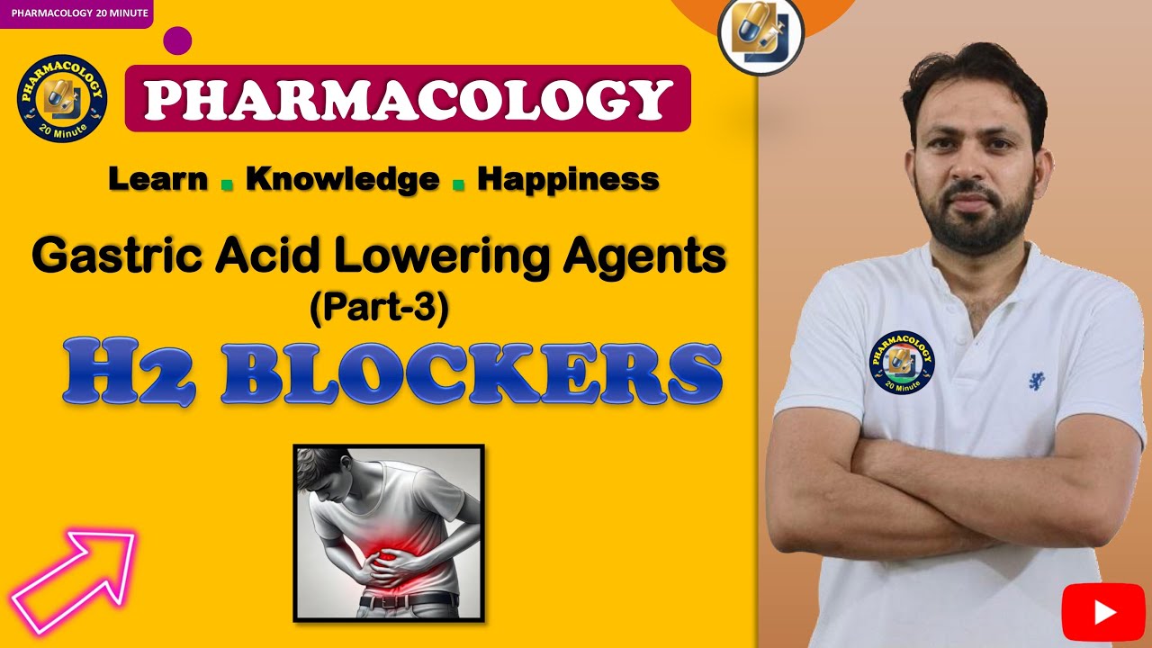 H₂ Blockers Pharmacology | Histamine 2 Receptor Antagonists | Uses ...