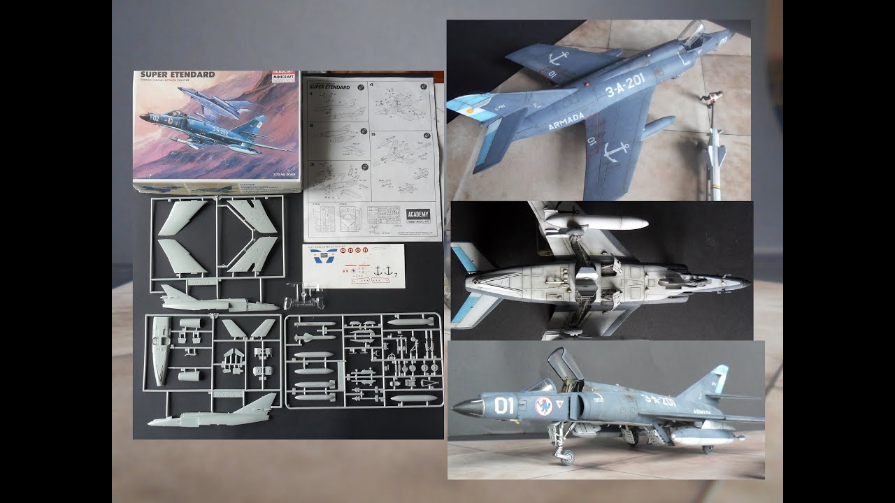 Super Etendard Academy 1/72 unboxing and build. - YouTube