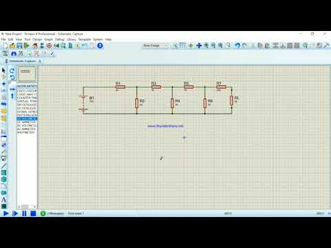 Pembuktian Rangkaian Thevenin Menggunakan Software Proteus - YouTube