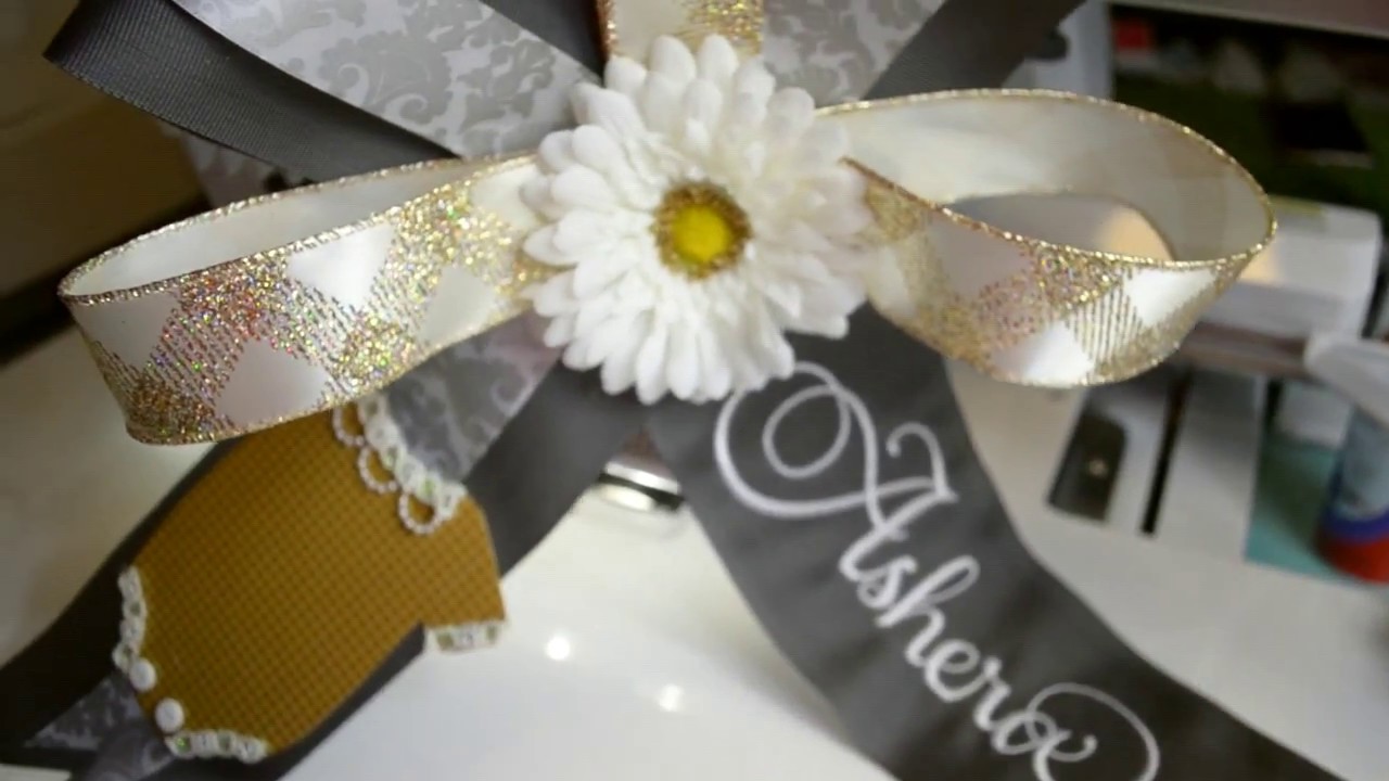 How Embroider On Grosgrain Ribbonl {EASY PEASY!} - YouTube