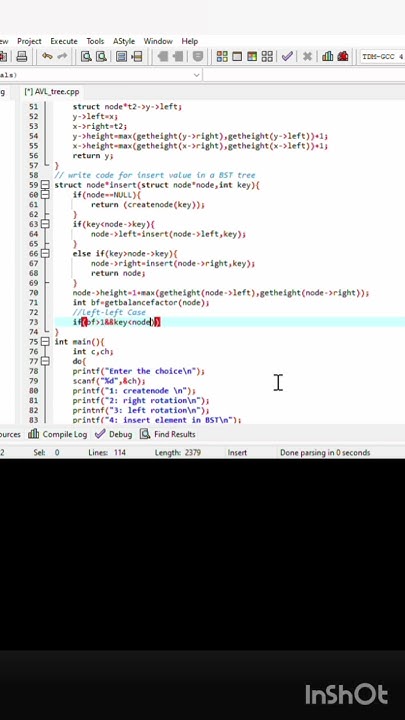 #162 Insertions AVL Tree Data Structure And Algorithm #Codingod - YouTube