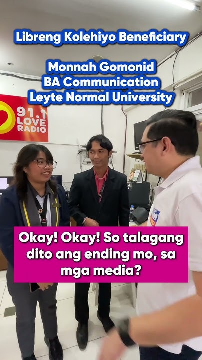 Sa pagbisita natin sa Love Radio - Tacloban, nakilala natin si Monnah Gomonid! - YouTube