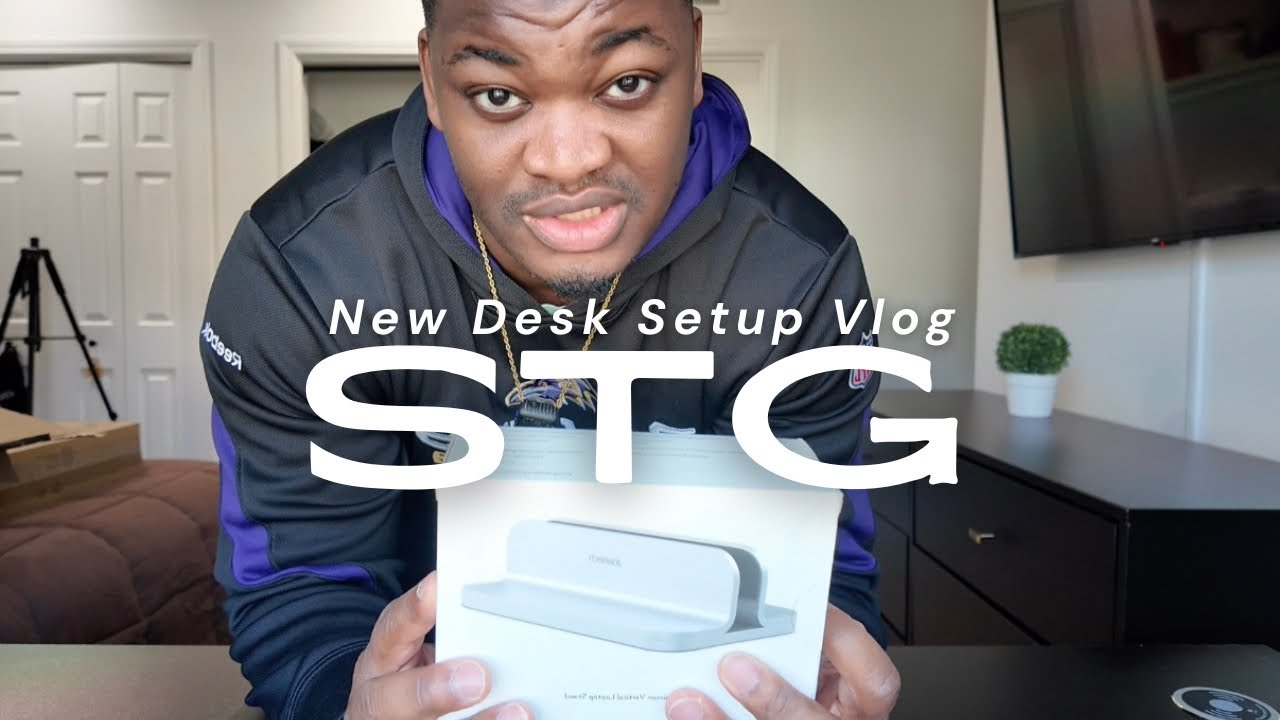 Out With the Old | New Desk Set Up | vlog - YouTube