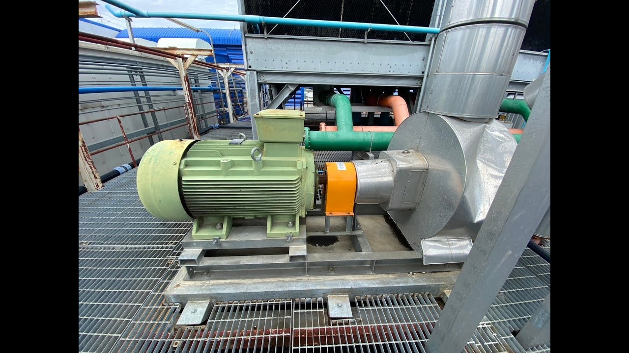 การเปลี่ยนลูกปืนมอเตอร์ 3เฟส (over haul motor 160kw) - YouTube