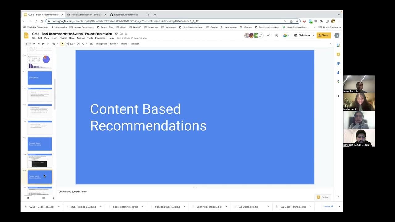 Book Recommendation System - YouTube