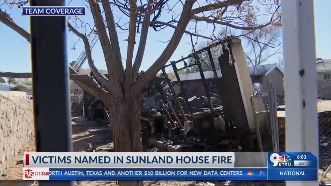 Victims named in Sunland Park house fire - YouTube