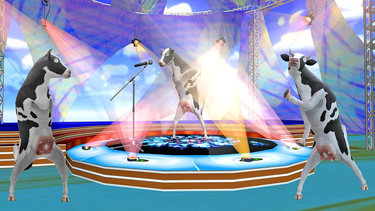 Funny Cow Dance 3 | Cow Song 2022 | Dj Cow Songs | Animals Hip Hop ...