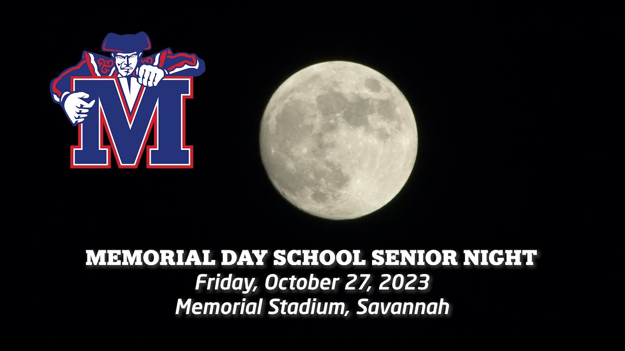 Memorial Day School Homecoming 2023 Senior Recognition - YouTube