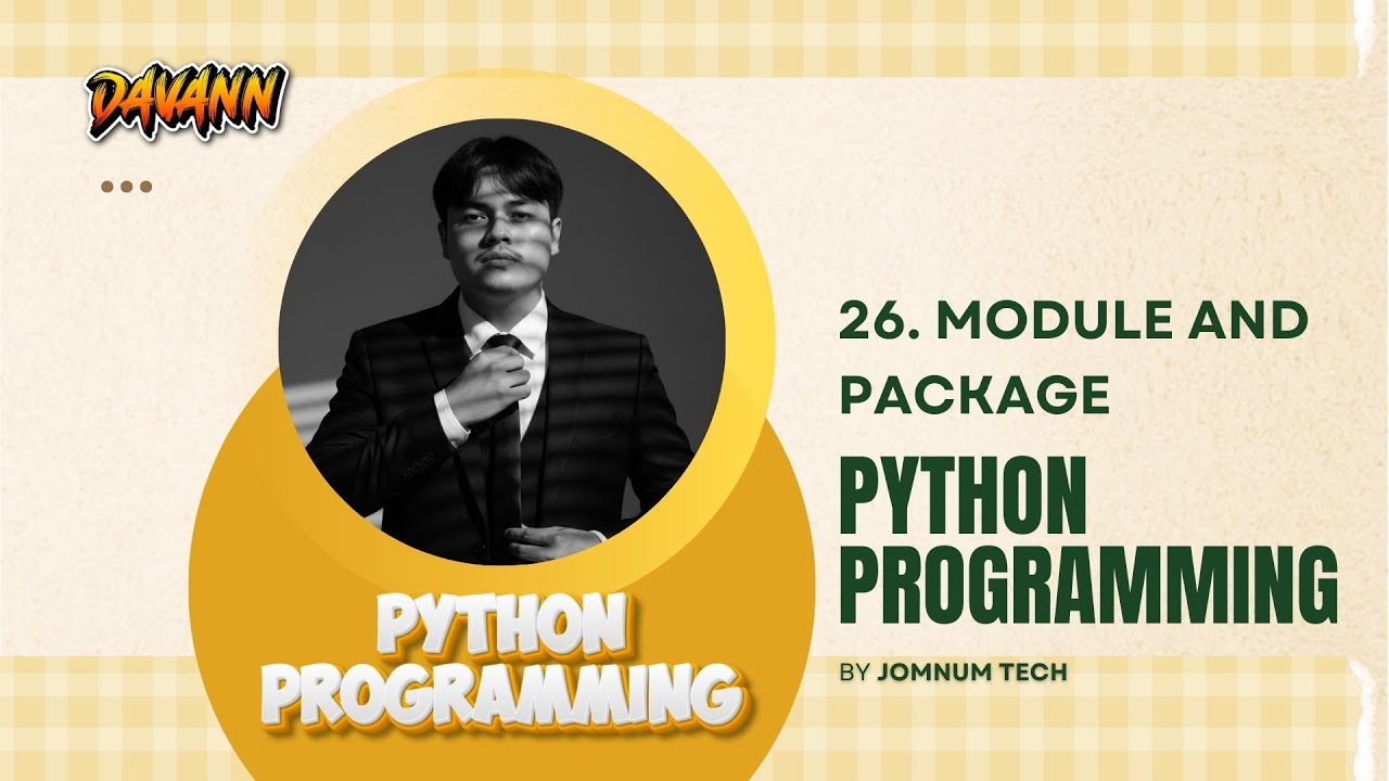 26. Module and Package | Python Programming - YouTube