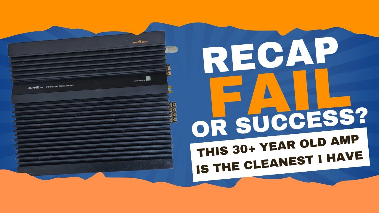 Alpine 3554 recap project - YouTube