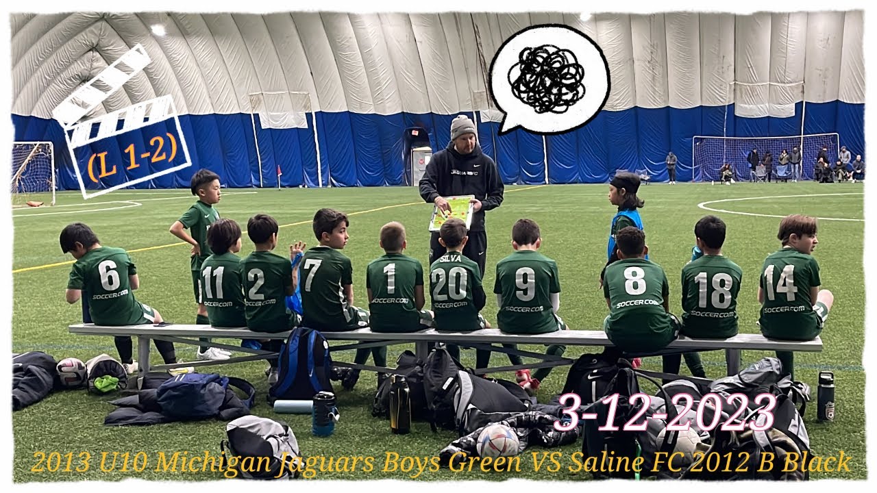 3-12-23 2013 U10 Michigan Novi Jaguars Boys Green VS Saline FC 2012 B ...