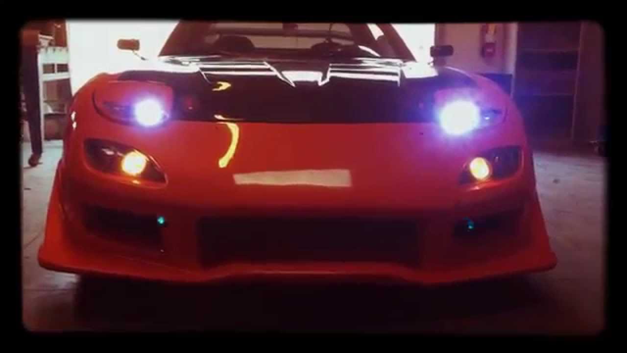 Orange Mazda RX7 FD - YouTube