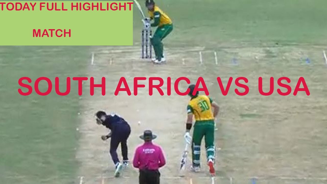 TODAY FULL HIGHLIGHT MATCH-SOUTH AFRICA VS USA -2024 -ICC T20 WORLD CUP ...