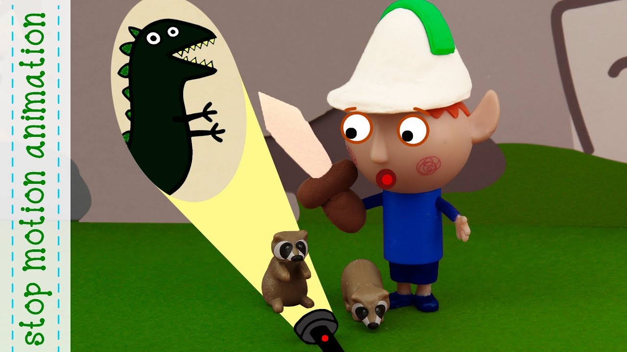 Scary shadows in the cave Ben and holly's little kingdom stop motion ...