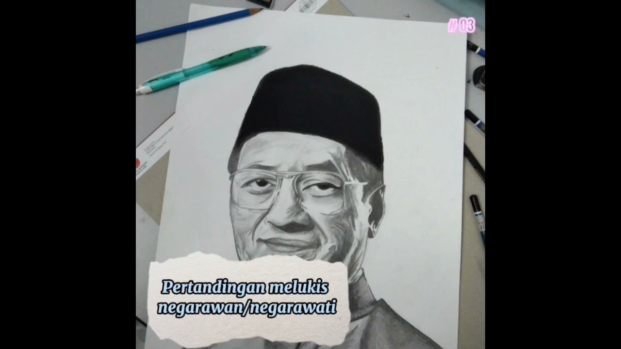 #KKPTE2021 PERTANDINGAN MELUKIS TOKOH NEGARAWAN/NEGARAWATI PERINGKAT ...