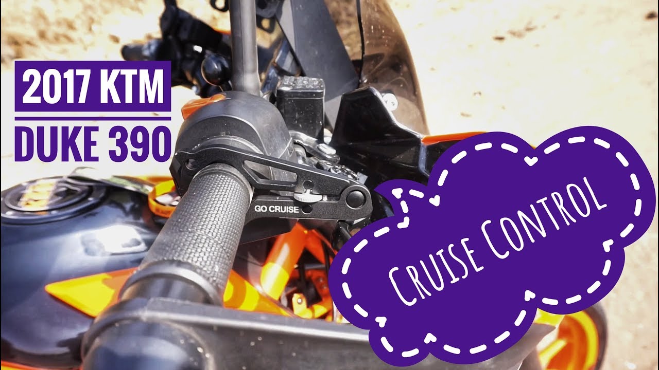 Installing Cruise Control on my 2017 KTM Duke 390 - YouTube