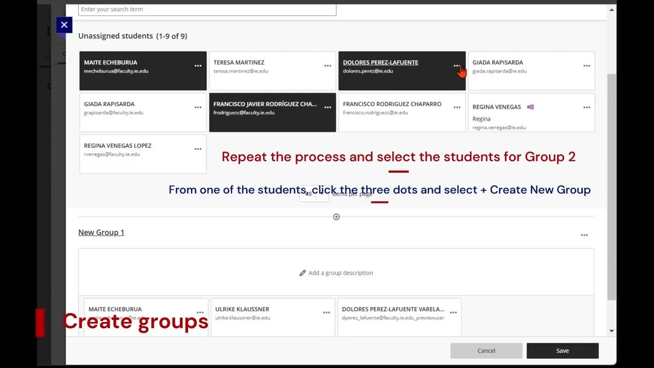 Create groups in Blackboard Assignments - YouTube