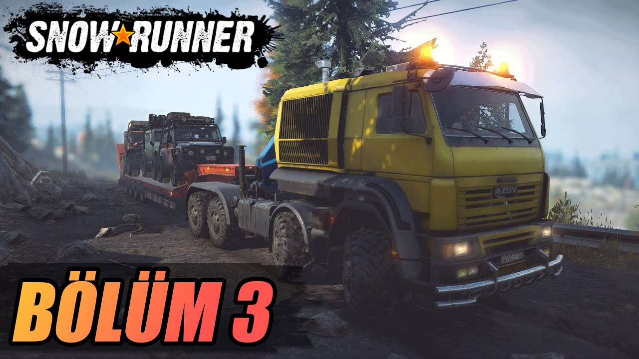 Snowrunner Bölüm 3 | Azov 64131 - YouTube