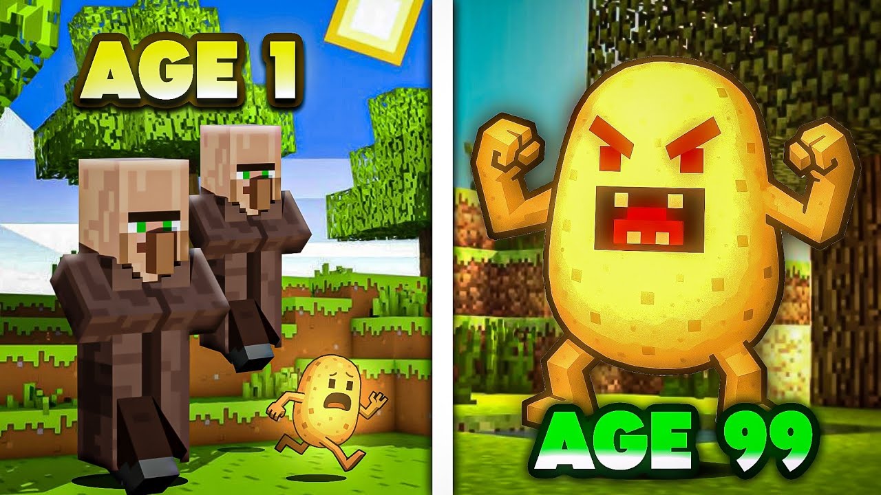 I Survived 24 HOURS As An ALOO In Minecraft!🔥 - YouTube