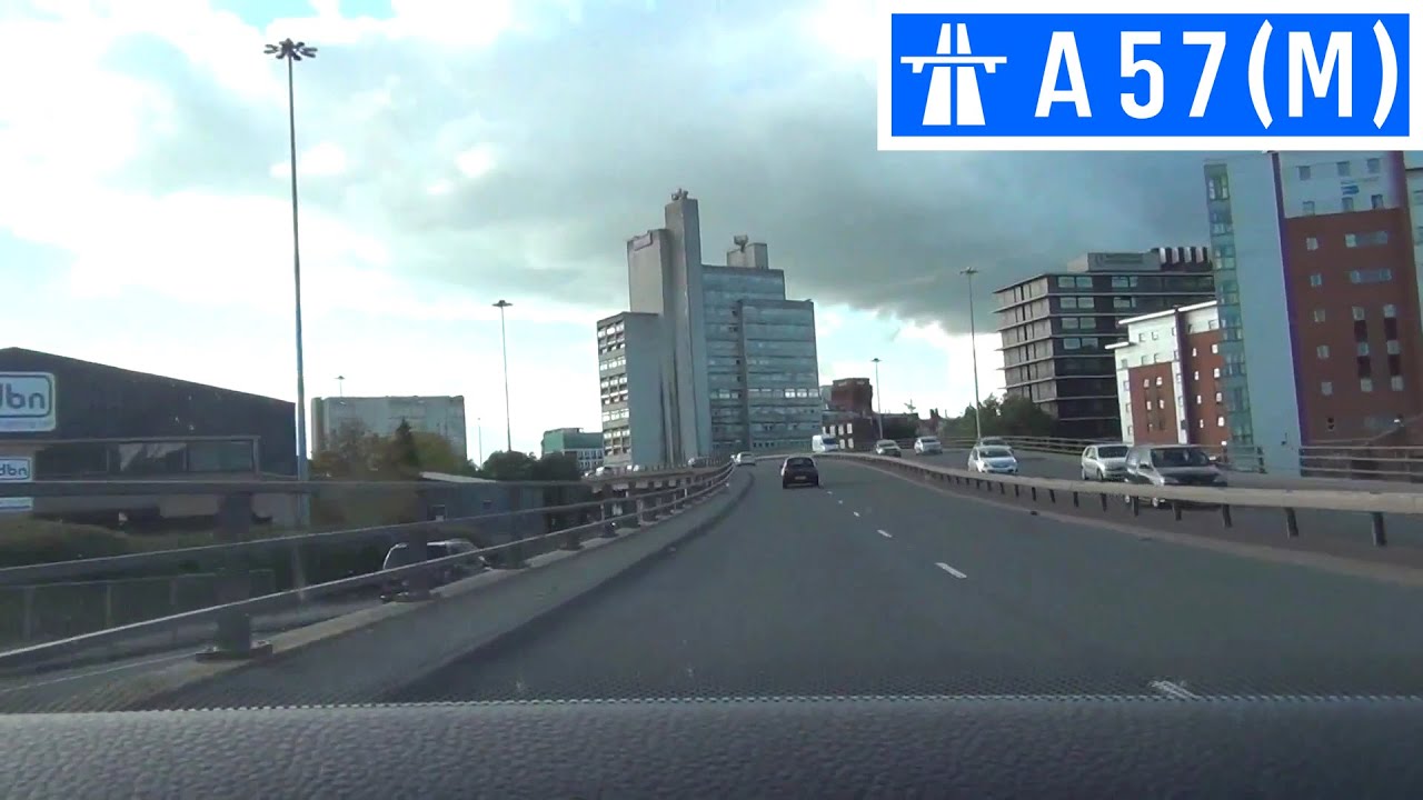 A57(M) - Mancunian Way - Front View - YouTube