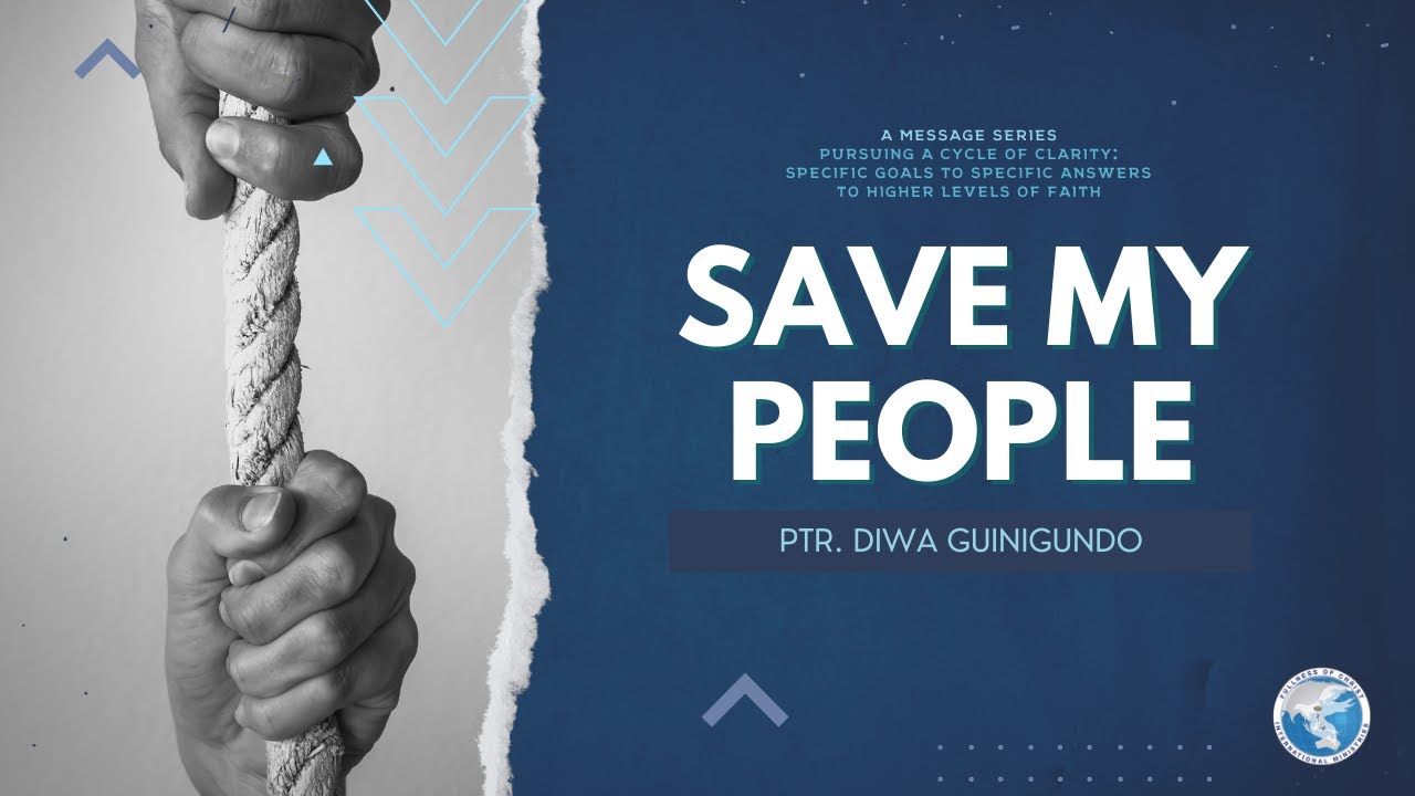 Save My People | Ptr. Diwa Guinigundo - YouTube