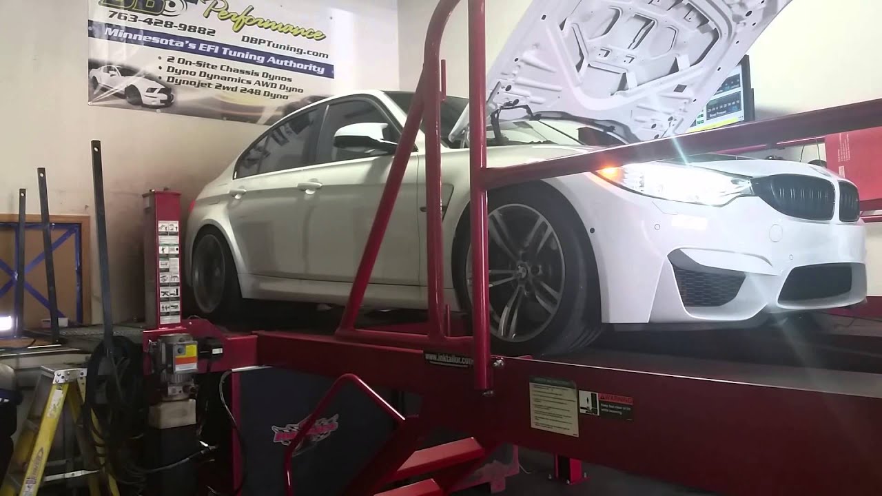 F80 BMW M3 - Stock dyno run #2 - YouTube
