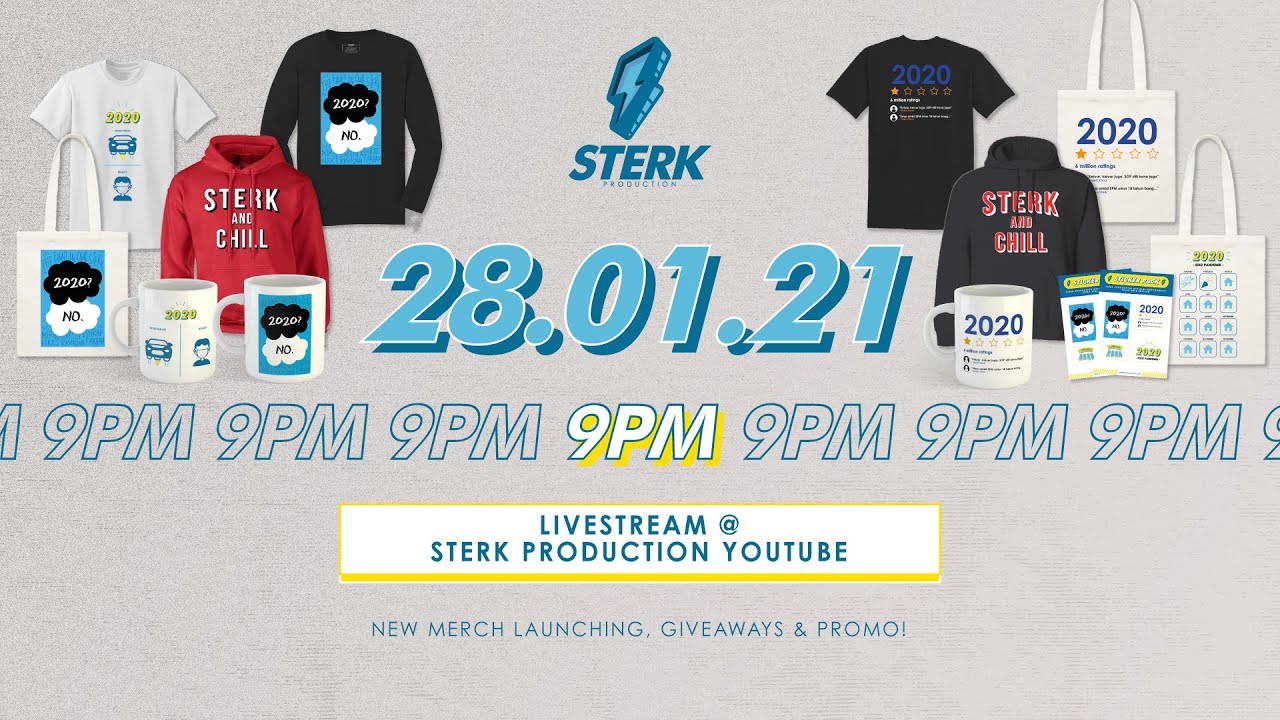 STERK MERCH 2.0 LAUNCHING | Sterk Production - YouTube