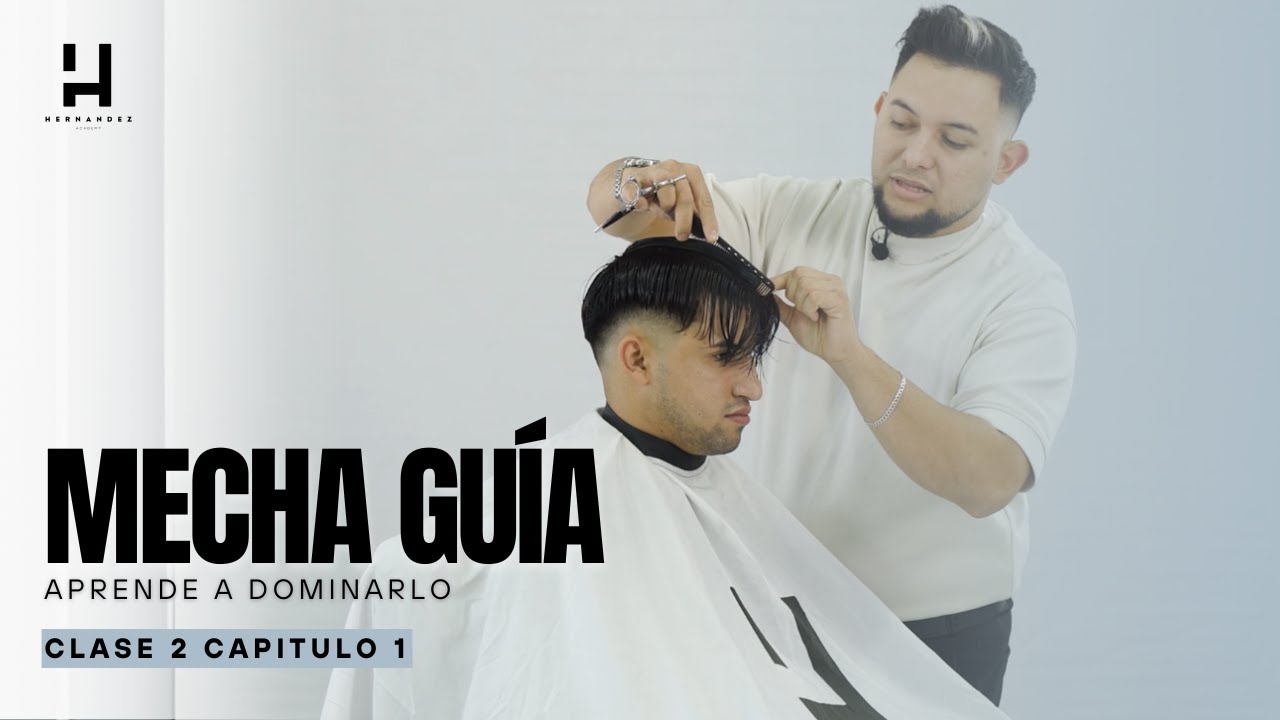 CÓMO CORTAR Y PEINAR LA MECHA GUÍA 💈 PEINADO DE LADO ️ CLASE 2 CAP 1 ...