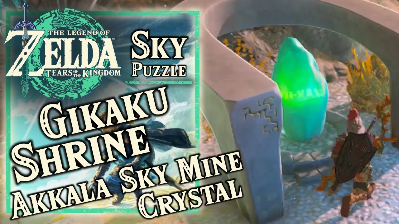 Zelda: Tears of the Kingdom - Gikaku Shrine, Sky Mine Crystal Puzzle ...
