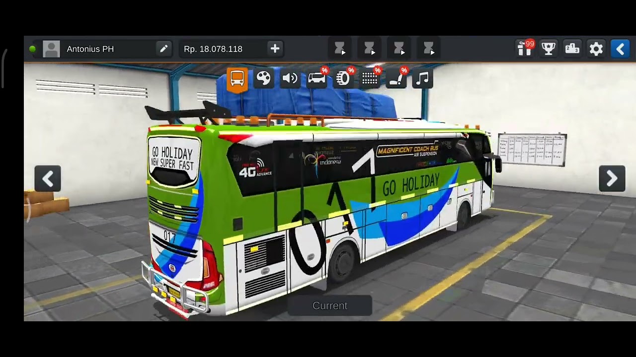 LIVERY BUSSID CUSTOM - YouTube