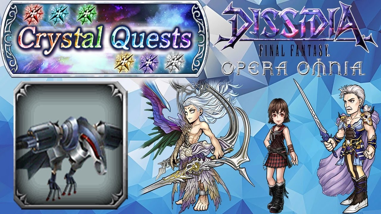 [DFFOO GLOBAL] Crystal Quests Level 3 Week 19. Green Crystal Supremacy ft Sephiroth, Iris ...