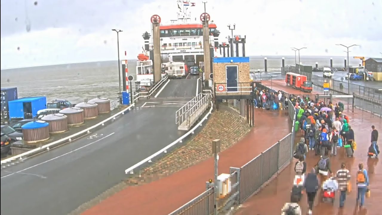 Livecam4k | Ferry terminal in Nes | Ameland Holland 🇳🇱 4k Ep2 - YouTube